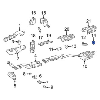 Mercedes C Class OEM Exhaust Parts | Systems, Tips, Pipes — CARiD.com