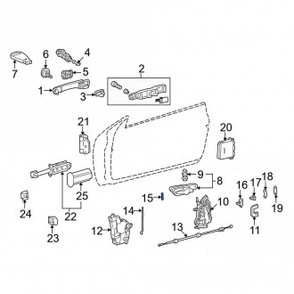 Mercedes SLK Class Door Locks + Components — CARiD.com