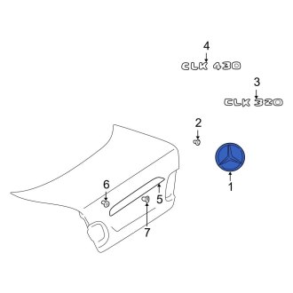 Mercedes-Benz OE™ Emblems & Logos - CARiD.com