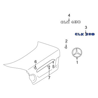 Mercedes-Benz OE™ Emblems & Logos - CARiD.com