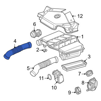Mercedes C Class OEM Air Intake Parts | Filters, Manifolds — CARiD.com