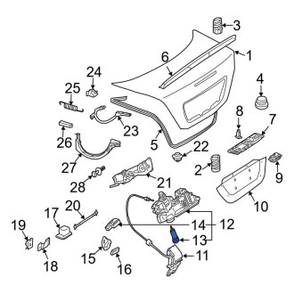 Mercedes CLS Class Trunk/Tailgate Handles & Locks — CARID.com