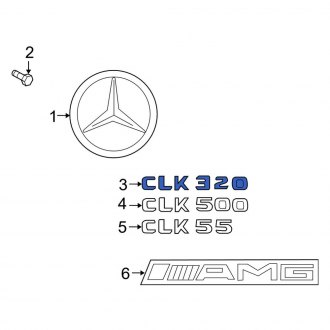 Mercedes-Benz OE™ Emblems & Logos - CARiD.com