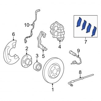 Mercedes G Class OEM Brake Parts | Pads, Bleeders, Rotors — CARiD.com
