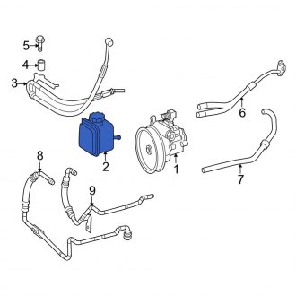 Mercedes G Class Power Steering Reservoirs | Caps, Seals — CARiD.com