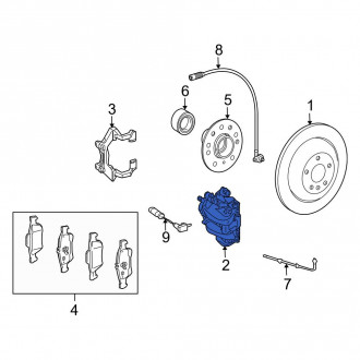 Mercedes GL Class OEM Brake Parts | Pads, Bleeders, Rotors — CARiD.com