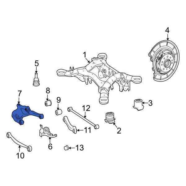 Mercedes-Benz OE 1643303507 - Front Right Lower Suspension Control Arm