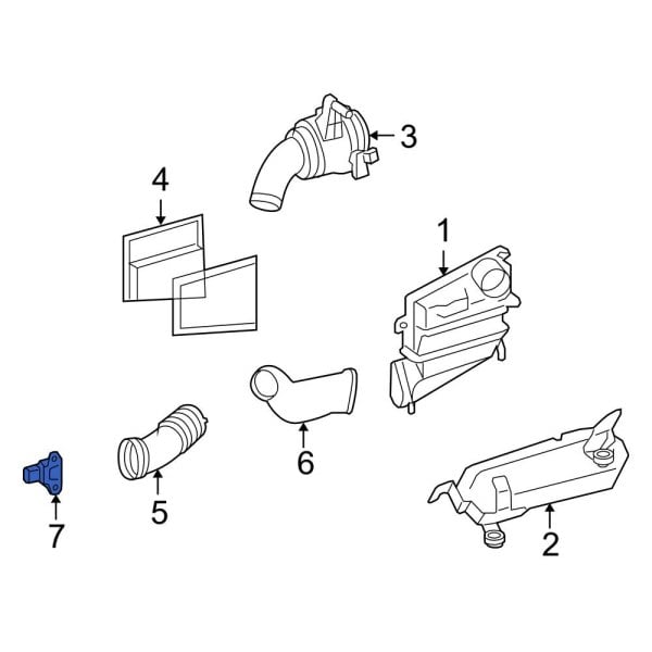 Mercedes-Benz OE 0061539928 - Manifold Absolute Pressure Sensor
