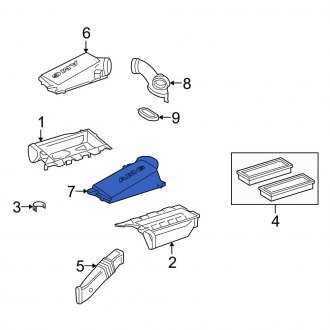 Mercedes C Class OEM Air Intake Parts | Filters, Manifolds — CARiD.com