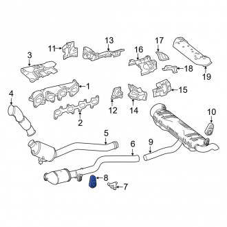 Mercedes GLE Class OEM Exhaust Parts | Systems, Tips, Pipes — CARiD.com