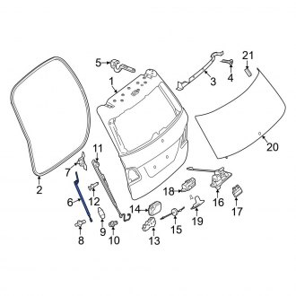 Mercedes GLE Class Trunk & Tailgate Lift Supports — CARID.com
