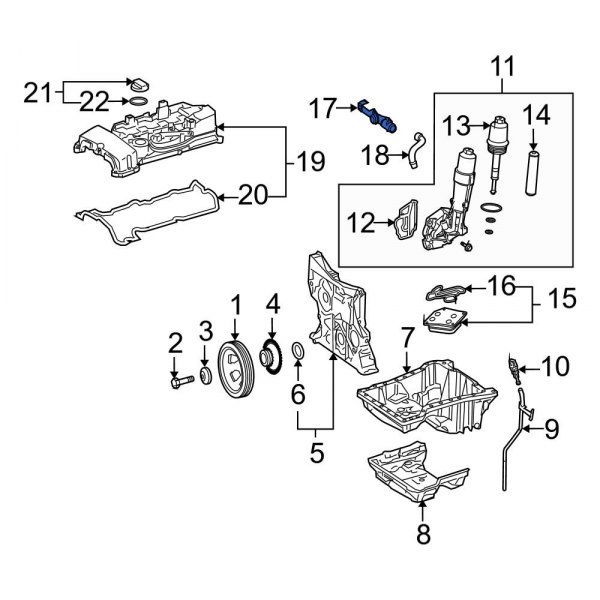 Mercedes-Benz OE 2712001352 - Engine Coolant Pipe