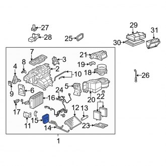 Mercedes G Class Replacement Heater Cores & Parts — CARiD.com