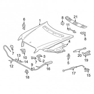 2007 Mercedes C Class OEM Body Hoods | CARiD