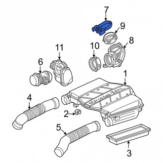Mercedes S Class OEM Air Intake Parts | Filters, Manifolds — CARiD.com