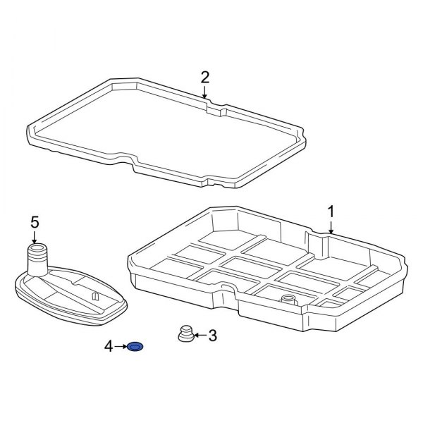 Mercedes-Benz OE 1402710060 - Automatic Transmission Drain Plug Gasket