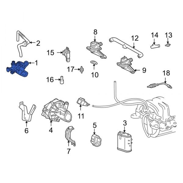 Mercedes-Benz OE 0021406260 - Exhaust Gas Recirculation (EGR) Valve