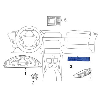 Mercedes CLK Class OEM Electrical Parts - Sensors, Switches | CARiD