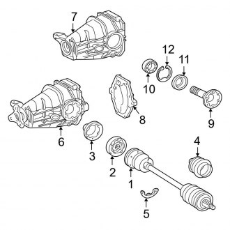 2006 Mercedes C Class OEM Driveline & Axle Parts | Hubs — CARiD.com