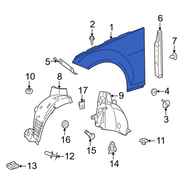 Where Is The Left Fender On A Car at Douglas Wilder blog