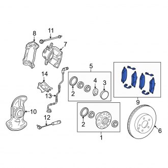 Mercedes C Class OEM Brake Parts | Pads, Bleeders, Rotors — CARiD.com