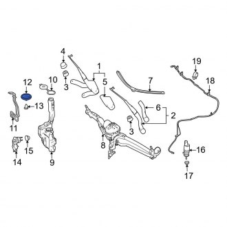 Mercedes C Class Washer Hardware — CARID.com