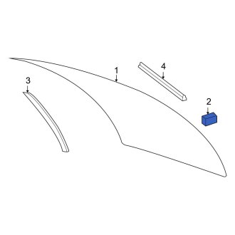 Mercedes Car Window Hardware | Clips, Brackets, Hinges — CARID.com