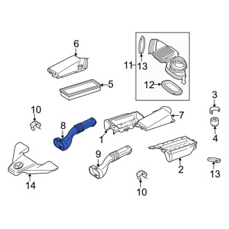 Mercedes C Class OEM Air Intake Parts | Filters, Manifolds — CARiD.com