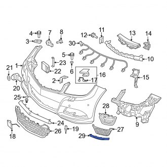 Mercedes C Class Grille Frames & Moldings — CARiD.com