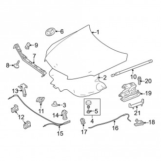 2014 Mercedes C Class Hood Release Cables & Handles — CARiD.com