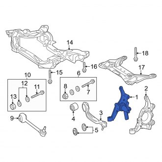 Mercedes Replacement Steering Knuckles, Spindles & Parts — CARiD.com