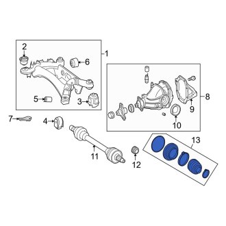 Mercedes SL Class OEM Driveline & Axle Parts | Hubs, CV-Joints — CARiD.com