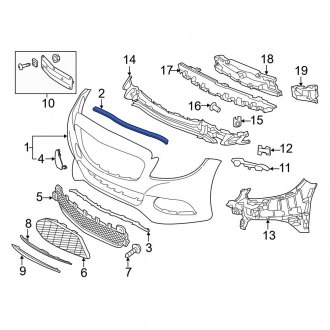 Mercedes E Class OEM Grilles | Factory Billet & Mesh Grilles — CARiD.com