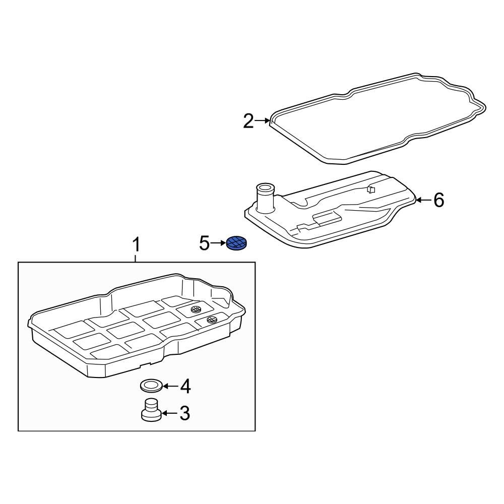 Mercedes-Benz OE 0009880852 - Transmission Oil Pan Magnet