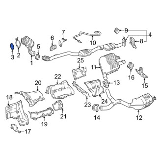 Mercedes GLE Class OEM Exhaust Parts | Systems, Tips, Pipes — CARiD.com
