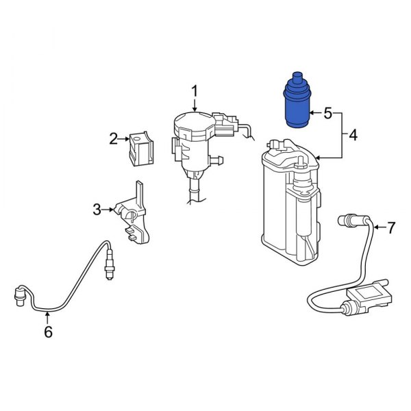 Mercedes-Benz OE 2640184600 - Vapor Canister Vent Solenoid
