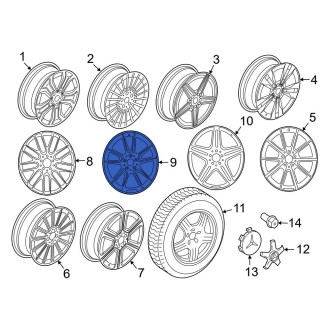 Mercedes OEM Wheels | Original Steel & Alloy Wheels — CARiD.com