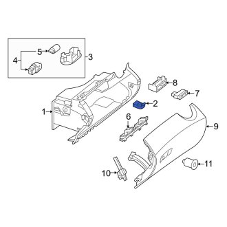 Mercedes AMG GT Interior Brackets & Hardware — CARiD.com