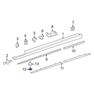 Mercedes C Class Door Moldings | Side, Edge, Belt – CARiD.com
