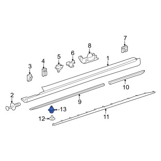 Mercedes C Class Door Moldings | Side, Edge, Belt – CARiD.com