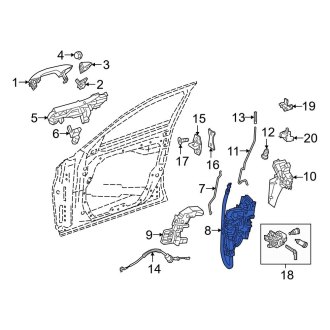 Mercedes GLE Class Door Locks + Components — CARiD.com