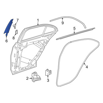 Mercedes C Class Door Moldings | Side, Edge, Belt – CARiD.com