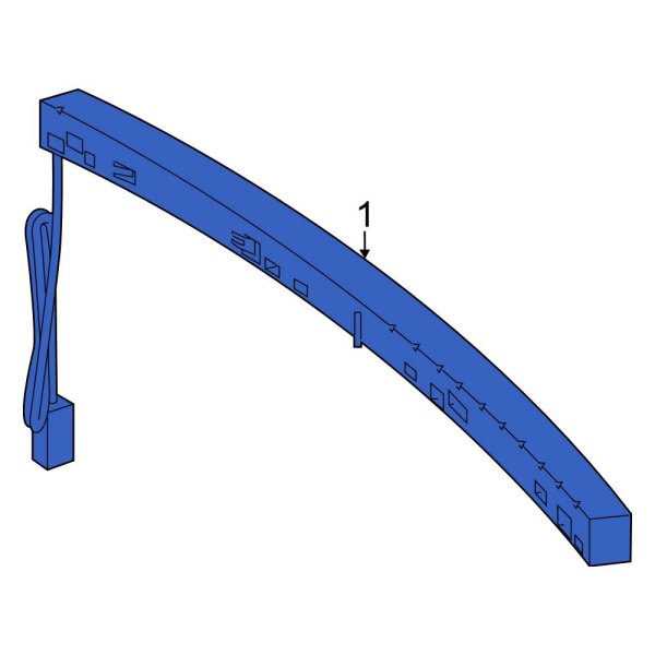 Mercedes-Benz OE 0999067500 - Rear Center High Mount Stop Light