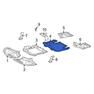 Mercedes S Class Underbody Covers | Splash Shields — CARiD.com