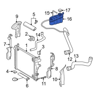 Mercedes G Class Coolant Overflow Tanks | CARiD