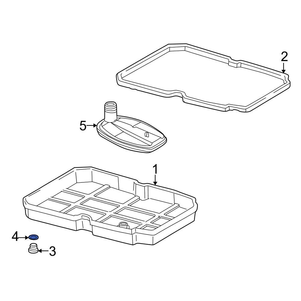 Mercedes-Benz OE 1402710060 - Automatic Transmission Drain Plug Gasket