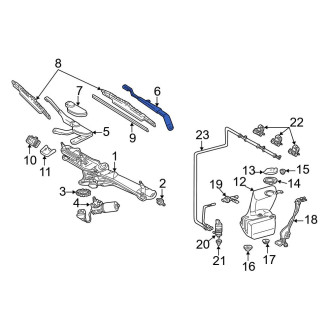 Mercedes CL Class Replacement Wiper Arms — CARID.com