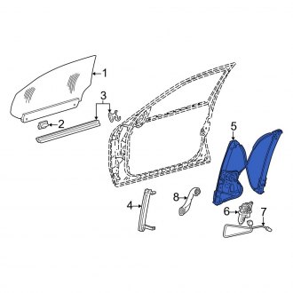 Mercedes OEM Window Parts | Visors, Regulators, Motors — CARiD.com