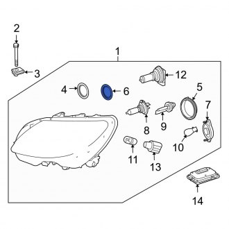 Mercedes CL Class Headlight Components | Brackets, Adapters — CARiD.com