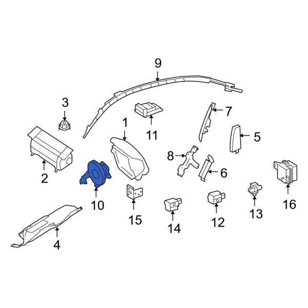 Mercedes-Benz OE 1714641018 - Air Bag Clockspring